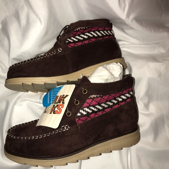 Muk Luks | Shoes | Muk Luks Brown Suede Ankle Boots | Poshmark